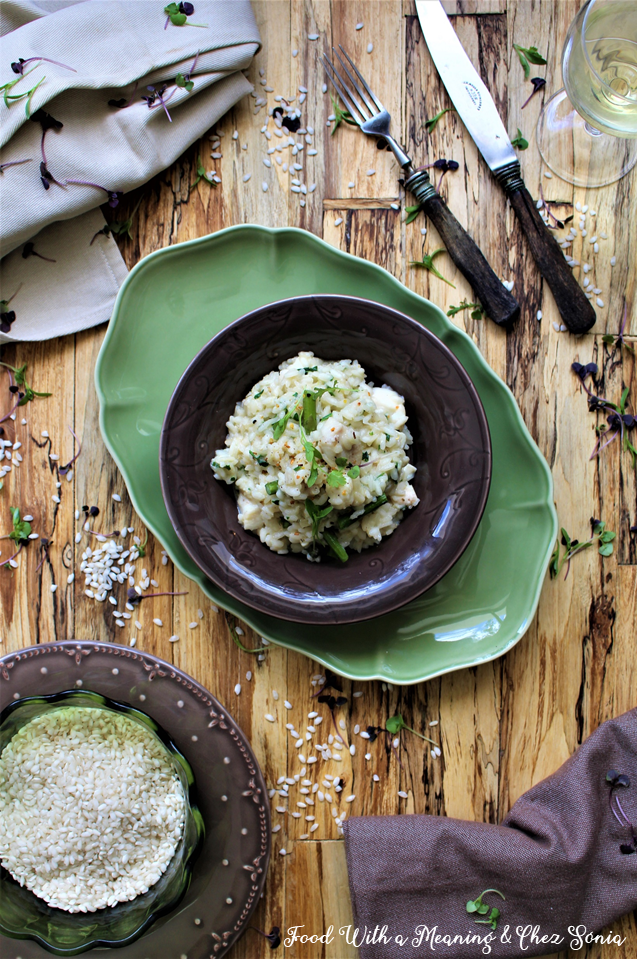 Risotto de cherne com espargos… a 4 mãos – Food With A Meaning
